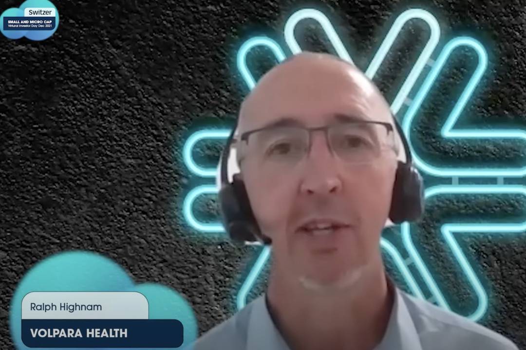 Ralph Highnam from Volpara Heath Tech - Switzer Small and Micro Cap ...